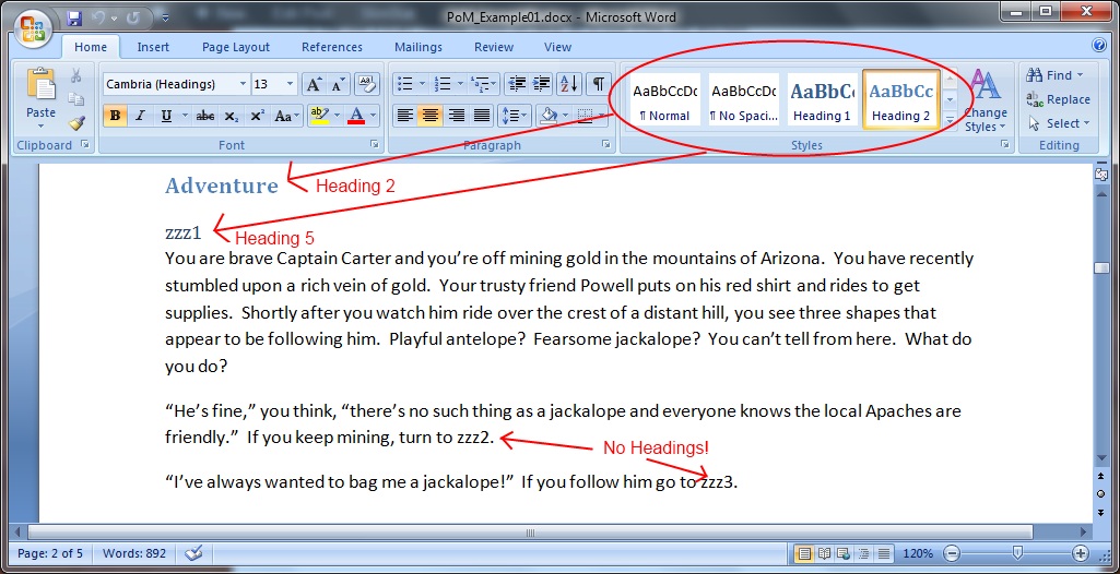 How To Write A Heading